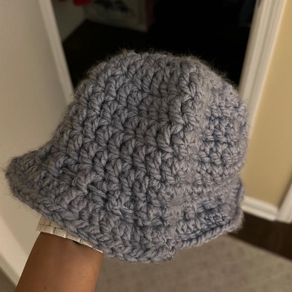 Other | Handmade Baby Blue Crochet Bucket Hat | Poshmark
